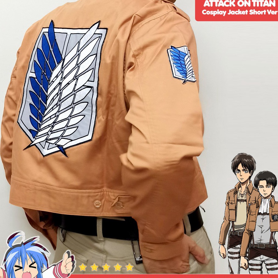 Jual SALE Jaket Attack On Titan BORDIR Anime AOT Shingeki no Kyojin SNK ...