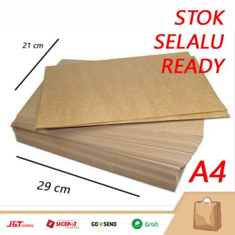Jual KERTAS SAMSONS A4/KERTAS KRAFT/KERTAS COKLAT/KERTAS PACKING/KERTAS ...