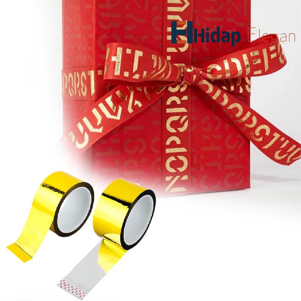 Jual 50m Gold Washi Tape,Stiker Emas,Perekat Strip Perekat Diri,Selotip ...