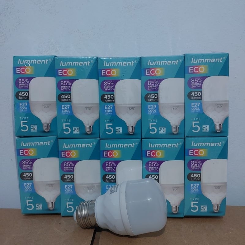 Jual PAKET 10 LAMPU LED / BOHLAM LED 5W ( LUMMENT ECO ) | Shopee Indonesia