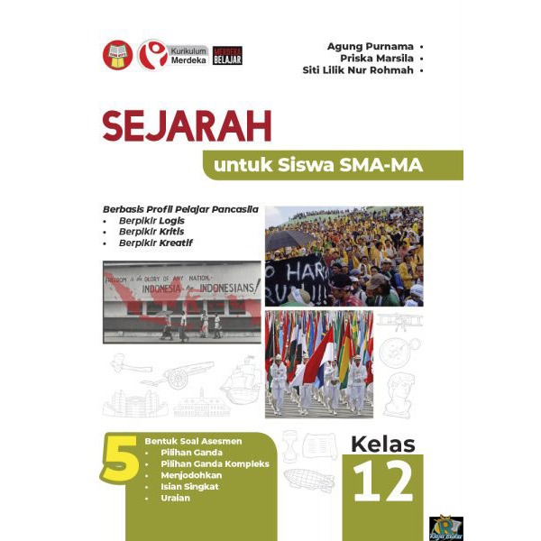 Jual BUKU SEJARAH UNTUK SISWA SMA-MA KELAS 12/XII KURIKULUM MERDEKA | Shopee Indonesia