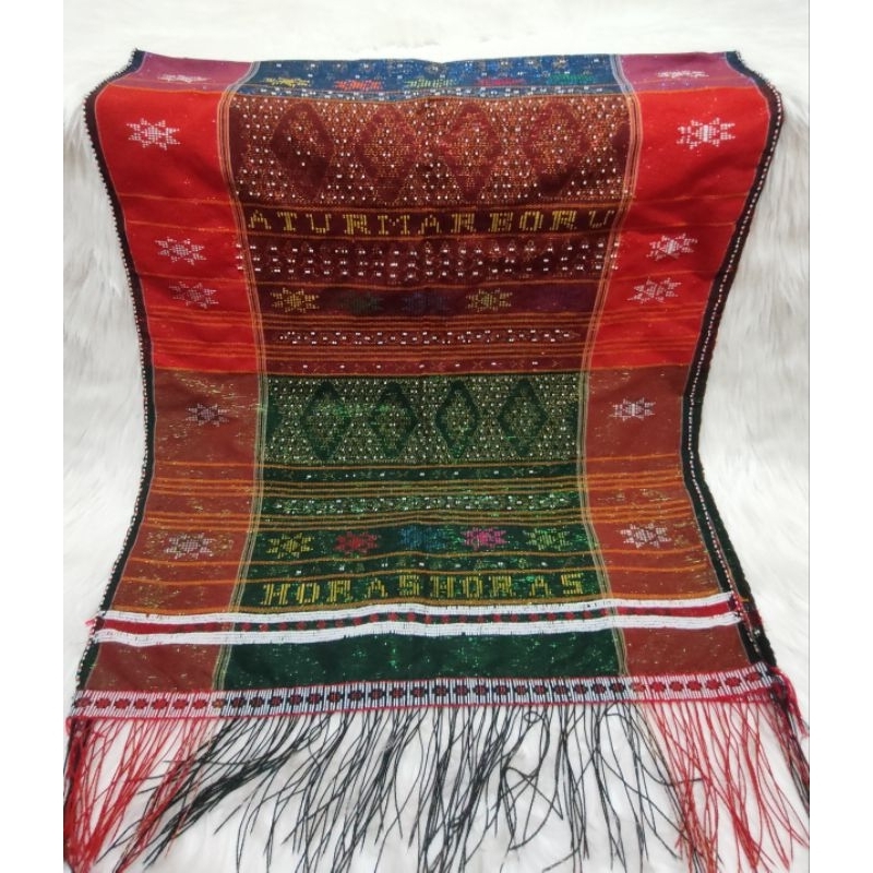 Jual Ulos Sadum motif Angkola raja dimensi pakaian adat Batak toba | Shopee Indonesia