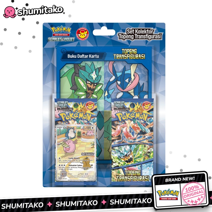 Jual Pokemon TCG Indonesia SV6s Topeng Transfigurasi Booster Pack Set Kolektor Chansey AR Promo ...