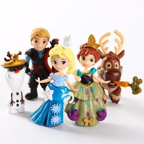 Jual Mainan Frozen/Figure Disney Frozen with Ice Castle Elsa Anna set ...