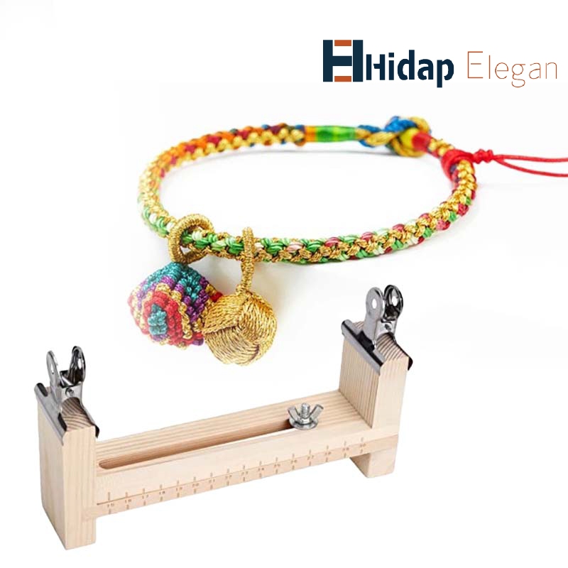 Jual Alat Pembuat Gelang Tali Jig Adjustable Portabel DIY,Alat Rajut ...