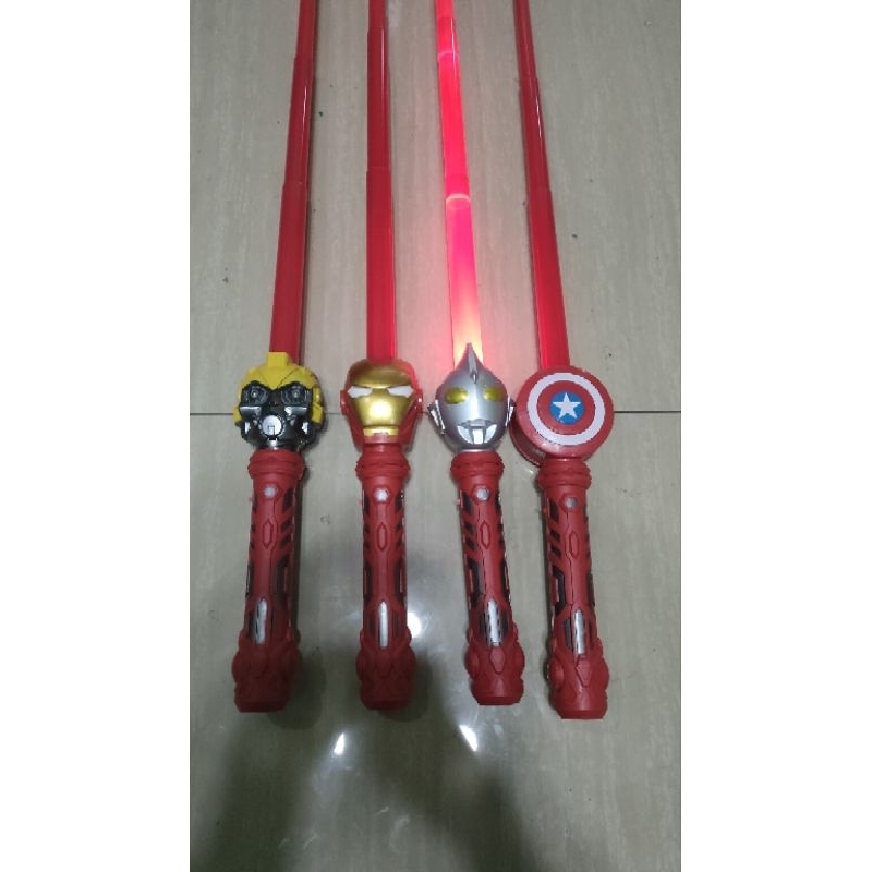Jual MAINAN PEDANG SUPERHERO TELESKOPIK NYALA SUARA CAPTAIN AMERICA ...