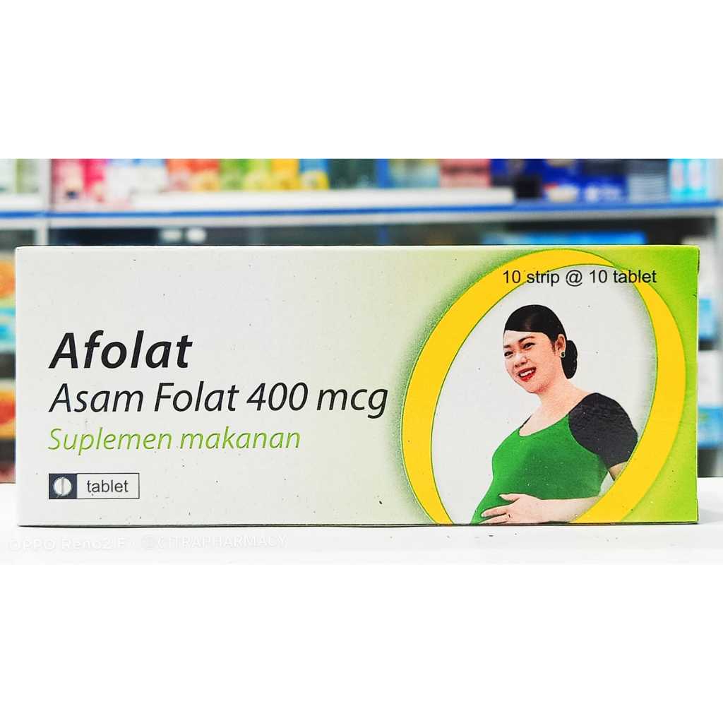Jual Afolat 400MCG 𝟏 𝐊𝐎𝐓𝐀𝐊 𝐈𝐒𝐈 𝟏𝟎𝟎 𝐓𝐀𝐁𝐋𝐄𝐓 - Suplemen Asam Folat Untuk ...
