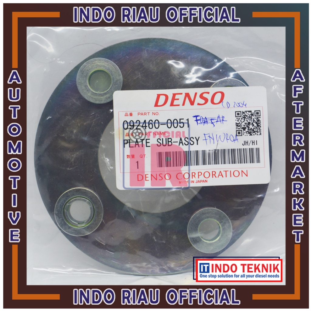 Jual Plat Coupling Injection Pump Denso 092460-0051 092460-0050 - Plate ...