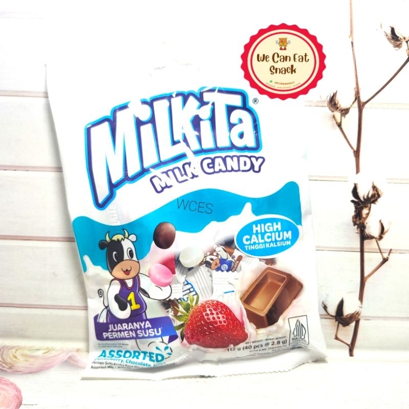 Jual Milkita Candy Assorted Permen Aneka Rasa 112gr (40pcs) | Shopee ...