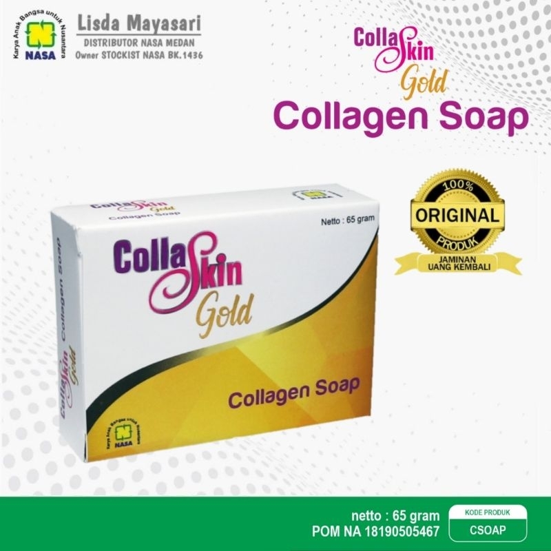 Jual COLLASKIN COLLAGEN SOAP Asli Original NASA Official - CSOAP ...