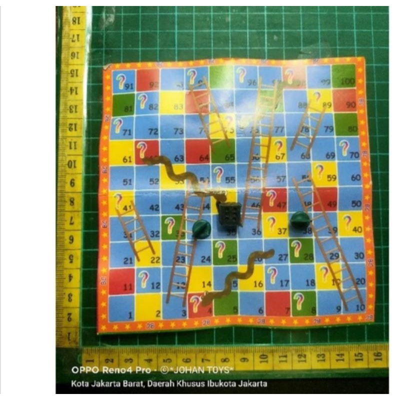Jual Mainan Ular Tangga Kecil dengan Dadu dan Pion | Shopee Indonesia