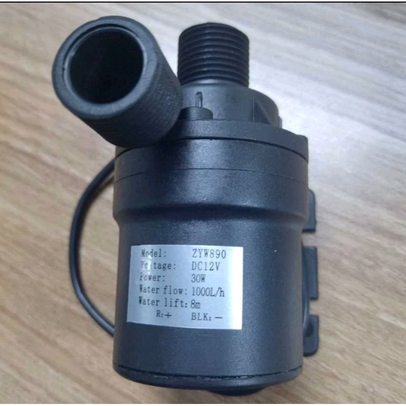 Jual Pompa Air Dc 12 volt 30 Watt 1000Liter/jam daya sembur 8 meter ...