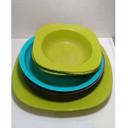 Jual Piring Mangkok Plate Bowl Tupperware Second Original | Shopee ...