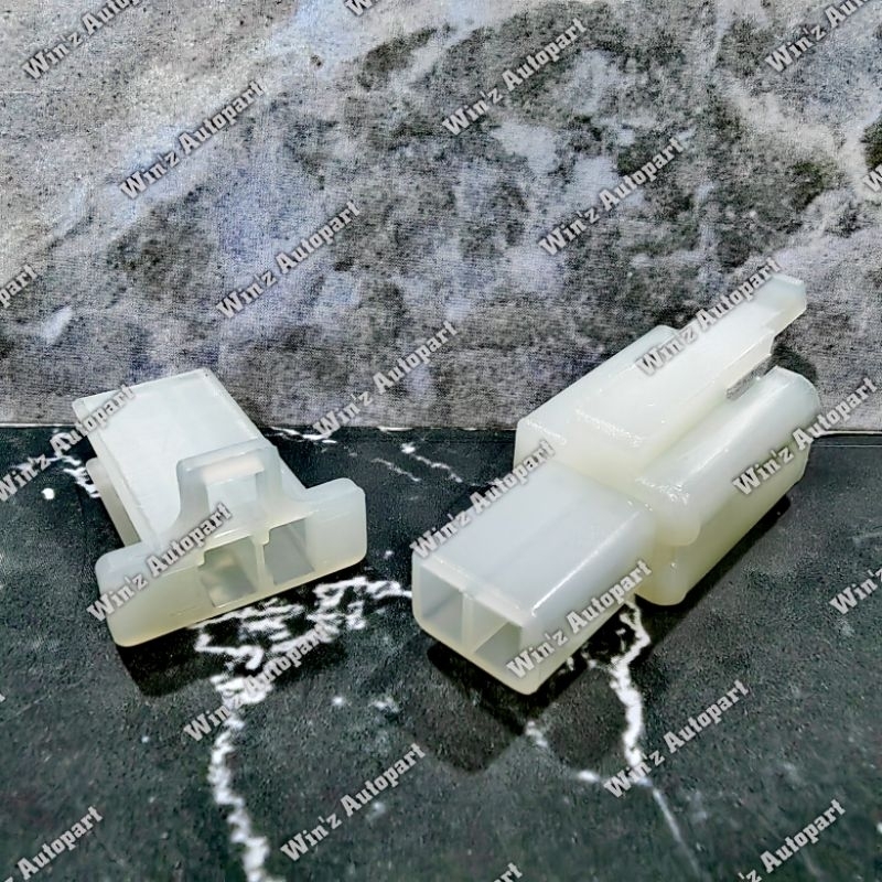 Jual SOKET 2 PIN KECIL NYLON TIPE 110 (SOCKET ONLY/KOSONGAN) / SOCKET 2 ...