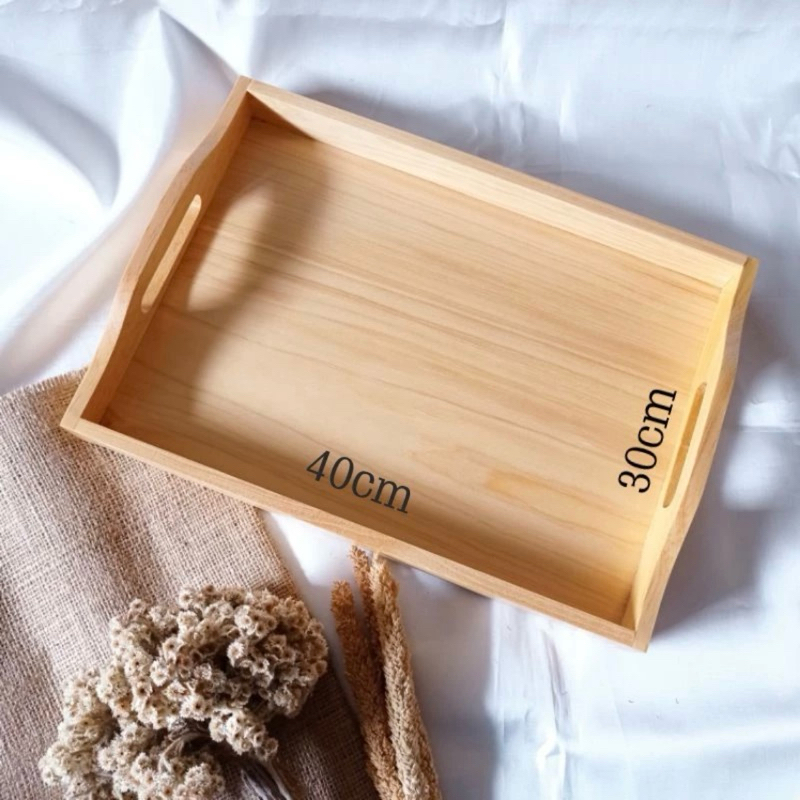 Jual Wooden Tray / NAMPAN Kayu PINUS | Shopee Indonesia