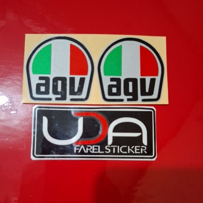 Jual STICKER AGV CUTTING ISI DUA | Shopee Indonesia