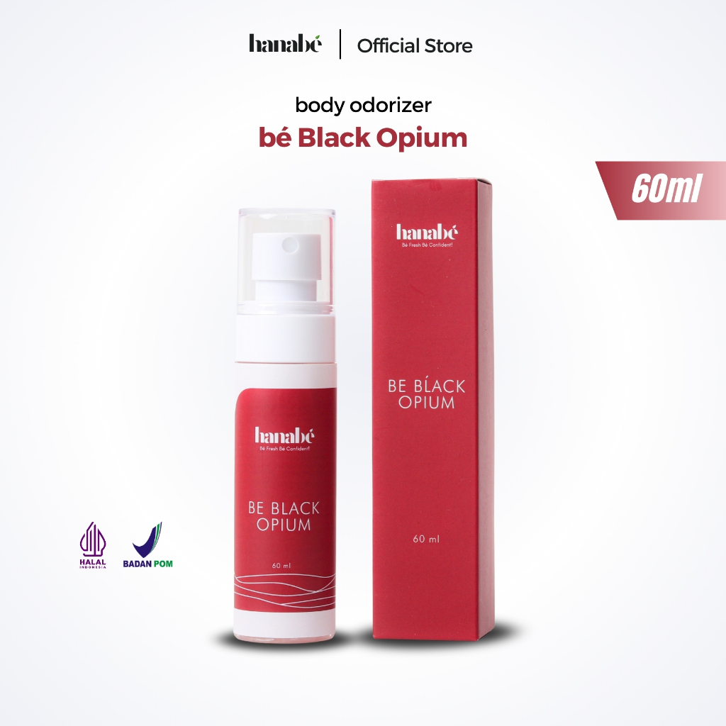 Jual HANABE Body Odorizer Aroma Black Opium 60ml | Shopee Indonesia