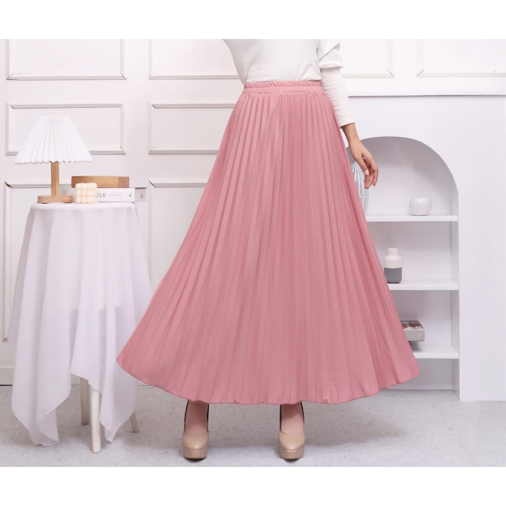 Jual Rok Plisket / Rok Plisket Premium / Rok Formal / Rok kerja / Rok ...