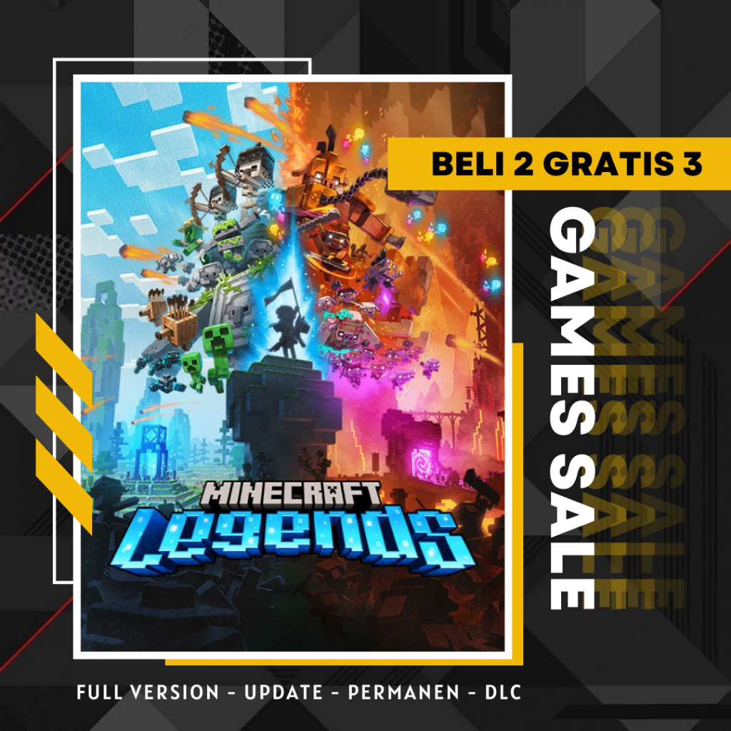 Jual MINECRAFT LEGENDS - GAME PC - GAME LAPTOP - PC GAMES | Shopee ...