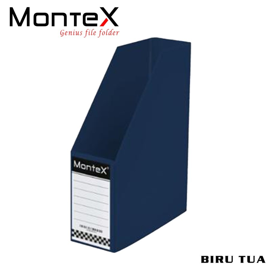 Jual KF || MONTEX BOX FILE PVC TEBAL DAN KOKOH - Biru Tua - SATUAN ...