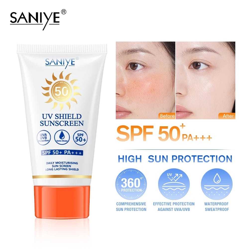 Jual SANIYE Sunscreen SPF 50 PA++ Professional Tahan Lama Ramah Kulit ...