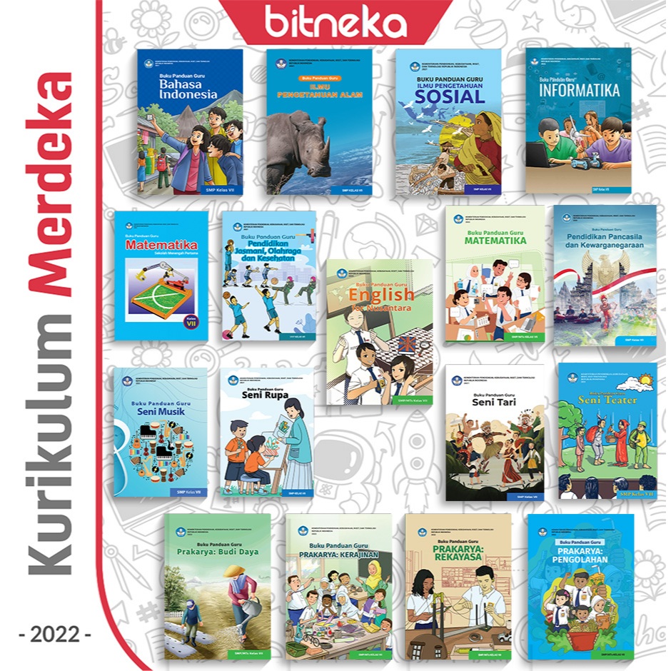 Jual Buku Panduan Guru SMP/MTs Kelas 7 Kurikulum Merdeka Kurmer - KEMDIKBUD | Shopee Indonesia