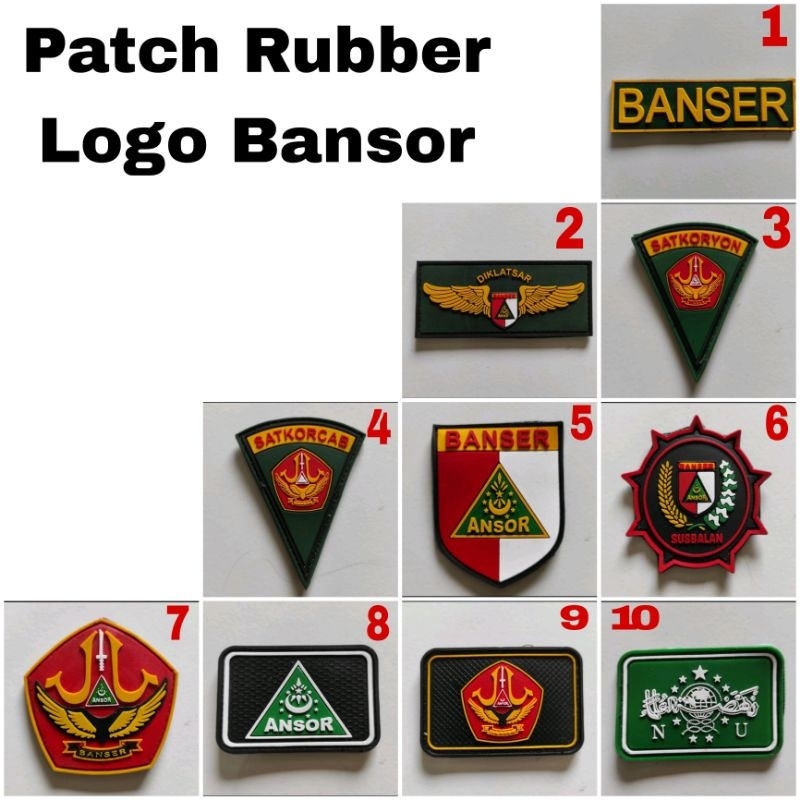 Jual Patch Rubber Logo Bansor/NU | Shopee Indonesia