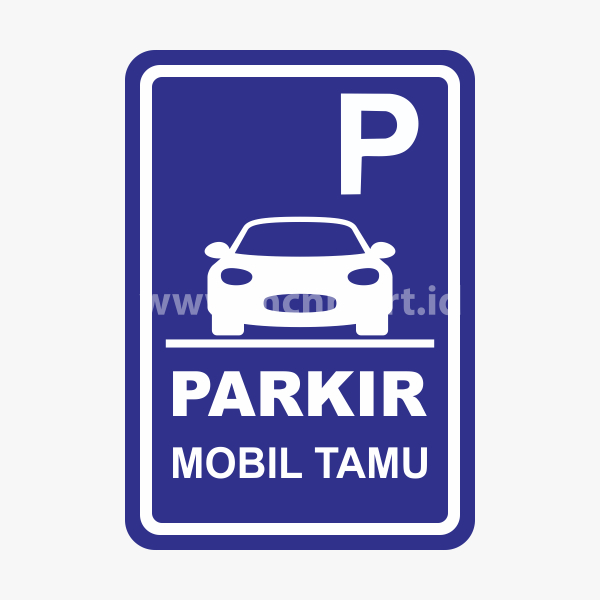 Jual Safety Sign Rambu K3 Petunjuk - Parkir Mobil Tamu | Shopee Indonesia