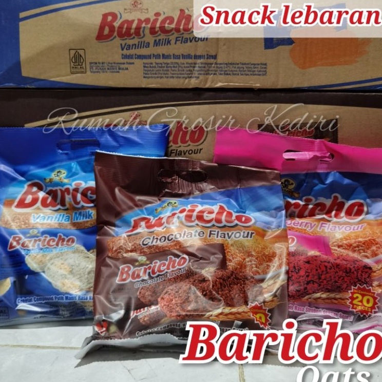 Jual Segera belanja Snack Lebaran Baricho Oat dengan 3 Variant Rasa 1 ...