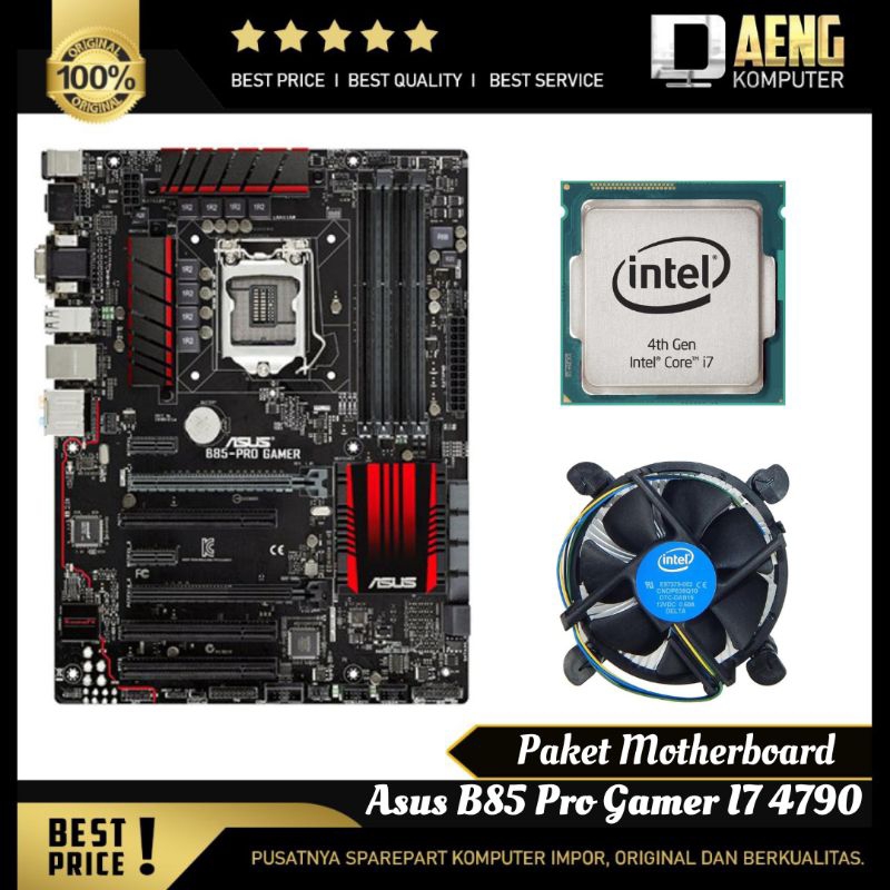 Jual Motherboard Mainboard Mobo PC ASUS B85-PRO GAMER kelas gaming ...
