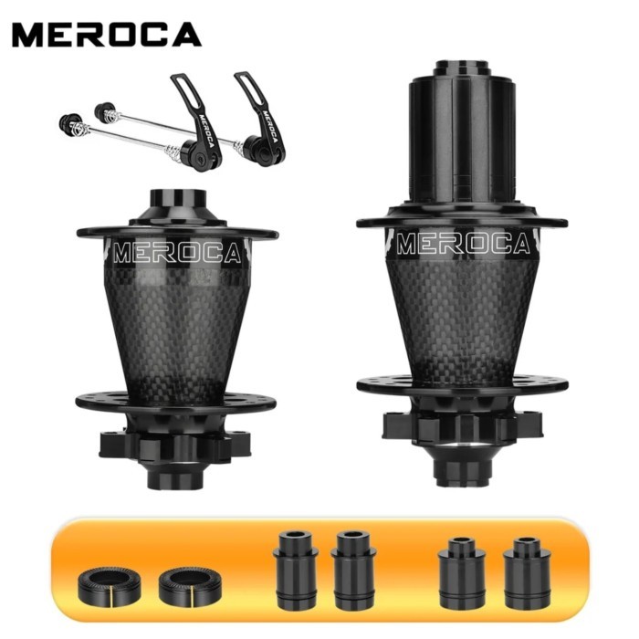Jual Meroca Km.8 Hub Freehub Carbon Alloy QR Quick Release TA Thru Axle ...