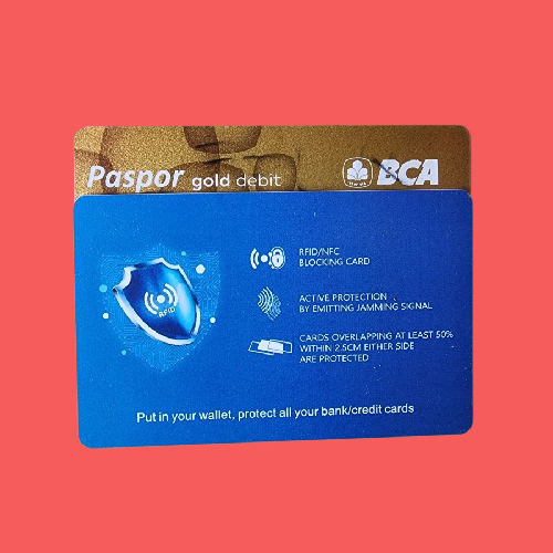 Jual RFID NFC BLOCKING CARD,RFID BLOCKER ,KARTU BLOCK RFID CARD ...