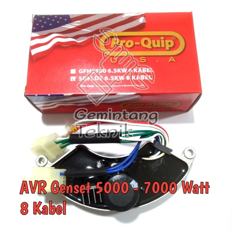 Jual AVR Genset AVR Generator 5000 - 7000 Watt 8 Kabel Aluminium Sabit ...