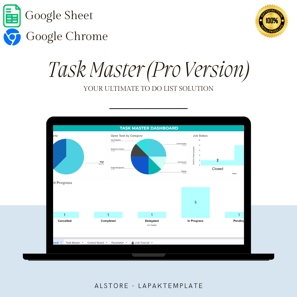 Jual Template List To Do (Pro Version) - Daftar Tugas - Checklist ...