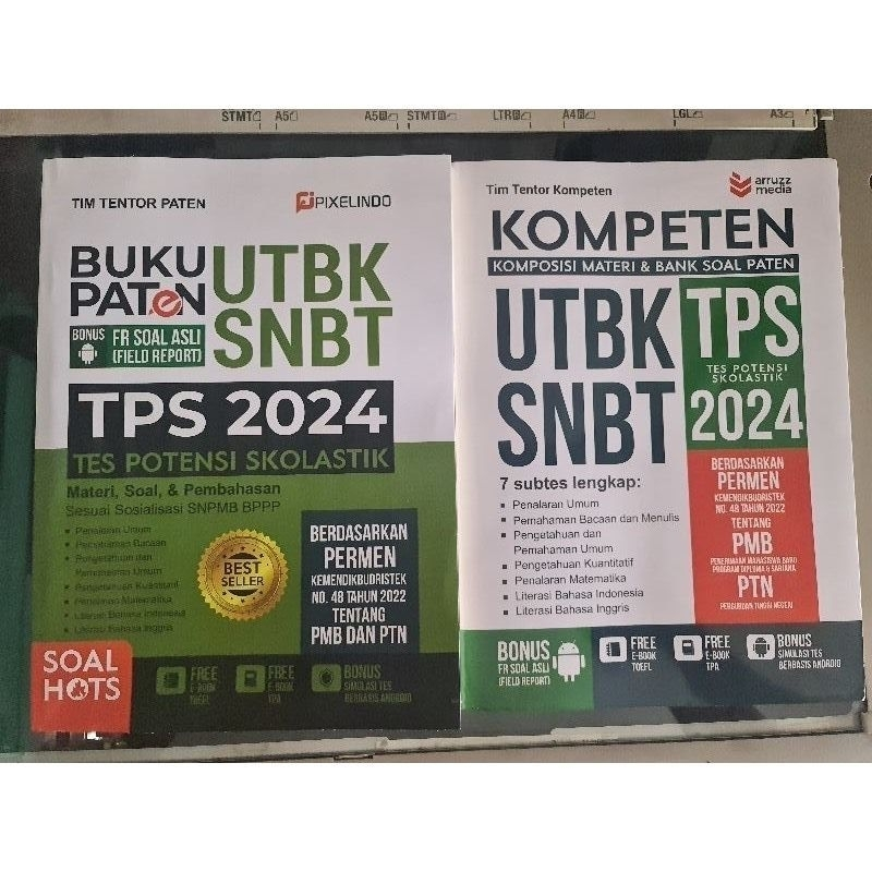 Jual 1 PAKET BUKU PATEN UTBK SNBT & KOMPETEN UTBK SNBT | Shopee Indonesia