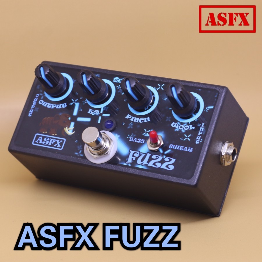 Jual ASFX FUZZ woolly mammoth fuzz 2 mode guitar and bass efek gitar ...
