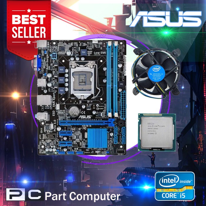 Jual Paket Mainboard H61 Asus Gigabyte Plus Core i5 3470 | Shopee Indonesia