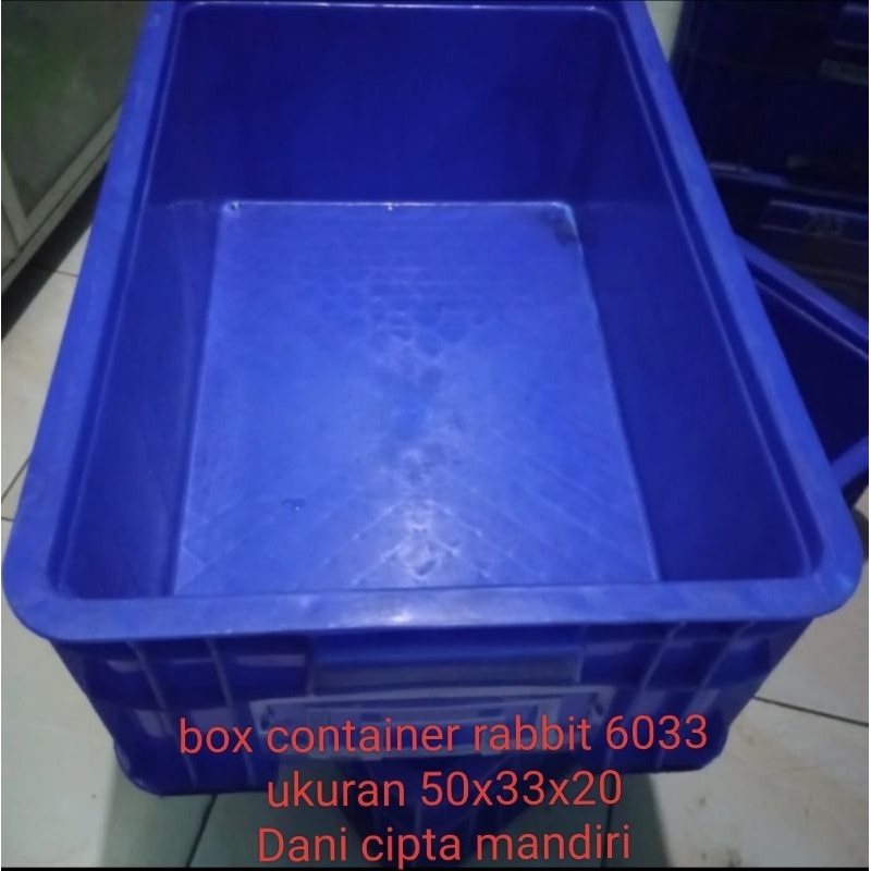 Jual box container rabbit type 6033, box plastik rapat, box serbaguna ...