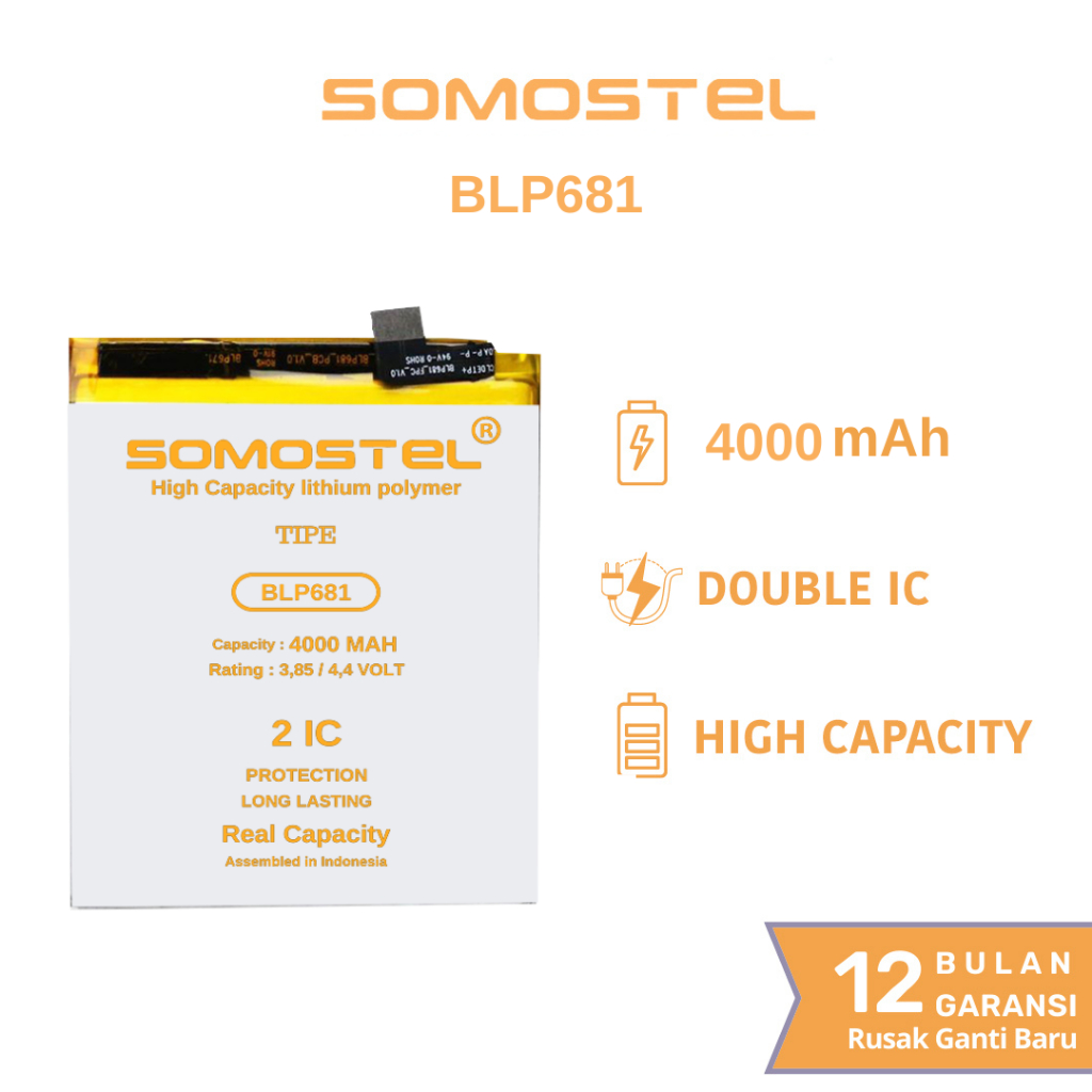 Jual Somostel - BLP681 F9 / F9 Pro / R17 Batre Batrai Baterai | Shopee ...