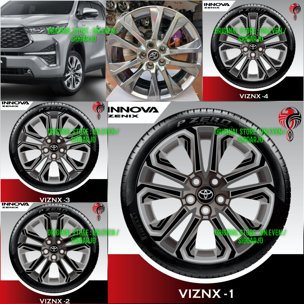 Jual STICKER VELG INNOVA ZENIX | Shopee Indonesia
