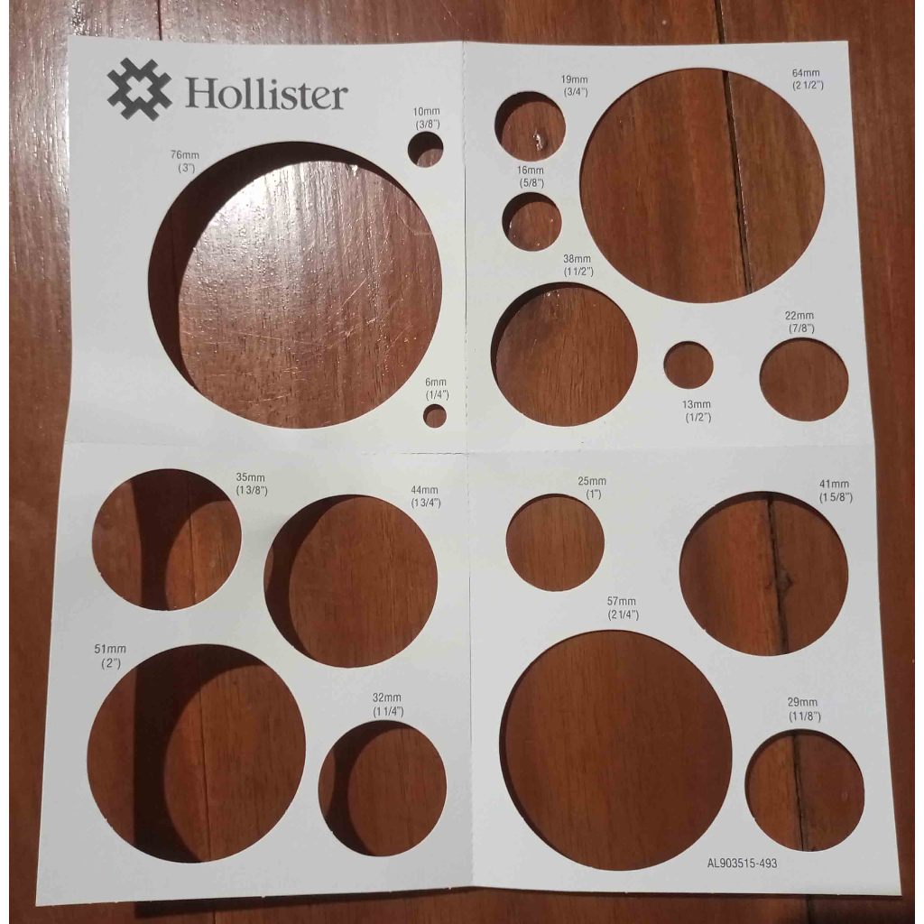 Jual HOLLISTER Stoma Guide Kertas Ukur Stoma Ostomi | Shopee Indonesia