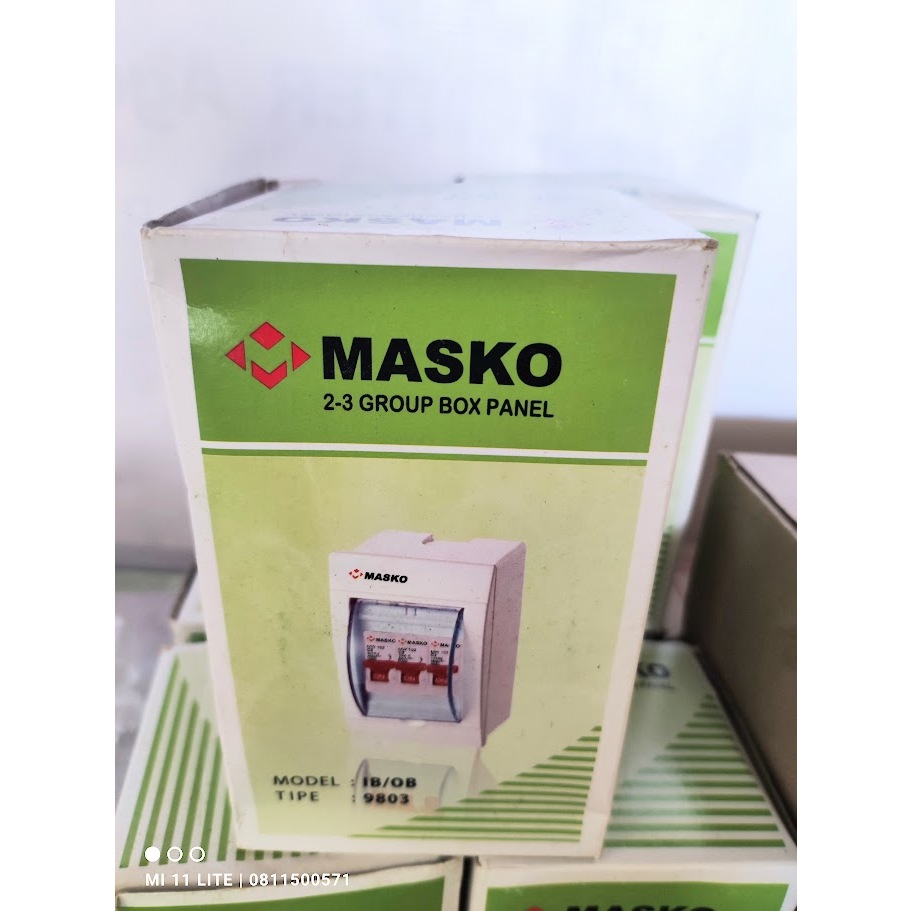 Jual Box MCB MASKO 2 3 Group Grup | Shopee Indonesia