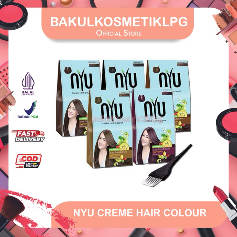 Jual NYU CREME HAIR COLOUR - PEWARNA RAMBUT | Shopee Indonesia