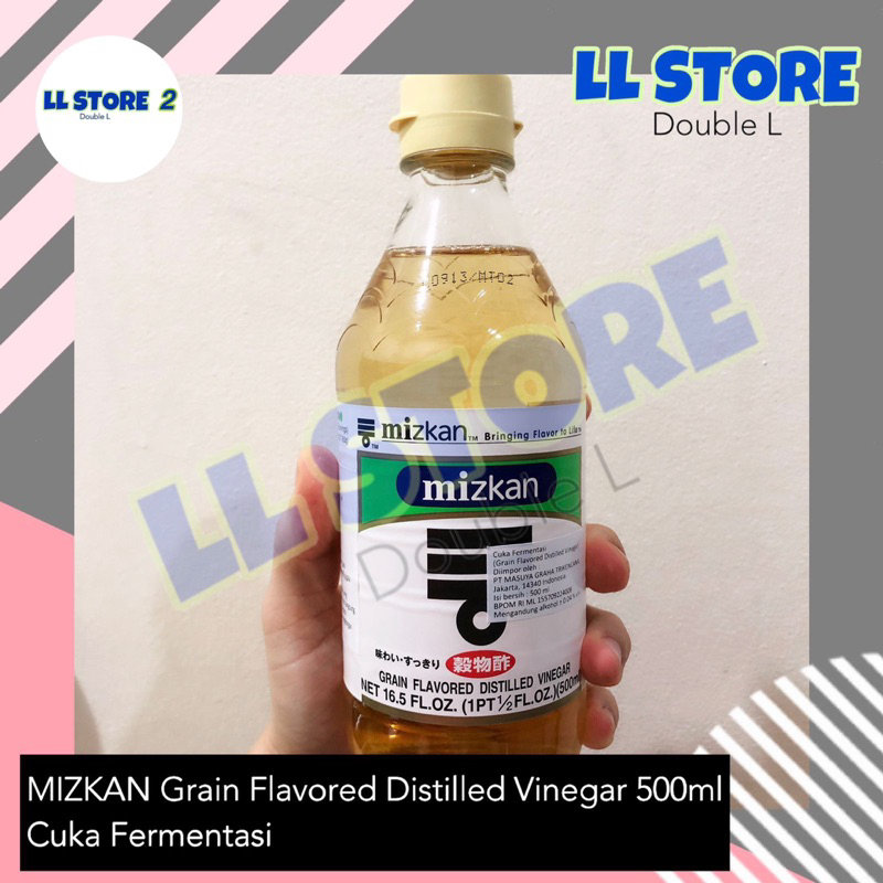 Jual MIZKAN Grain Flavored Distiller Vinegar Cuka Fermentasi Jepang 500 ml | Shopee Indonesia
