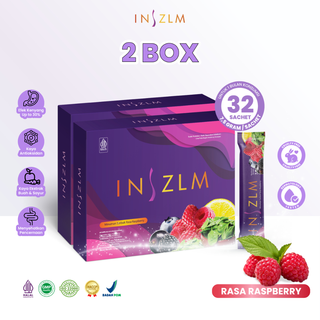Jual Inszlm Fiber - 2 BOX - Minuman Slim Diet Pelancar Pencernaan ...