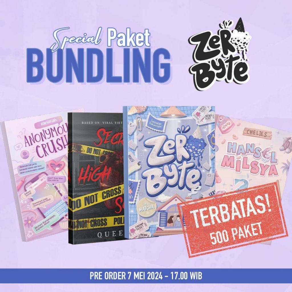 Jual Secial Paket Bundling Zero Byte /Anonymous/Hansel/Secret high school - Akad | Shopee Indonesia