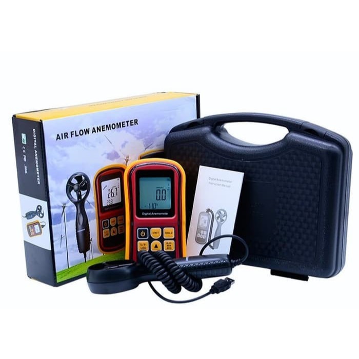 Jual Digital anemometer wind speed meter air meter Anemometer GM8901 ...