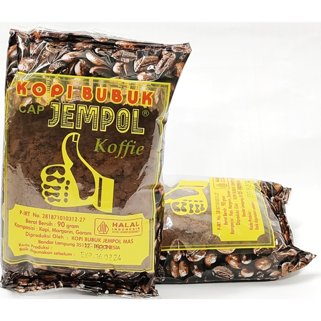 Jual Kopi Khas Lampung Cap Jempol/J.L Kemasan Plastik 225gr | Shopee ...