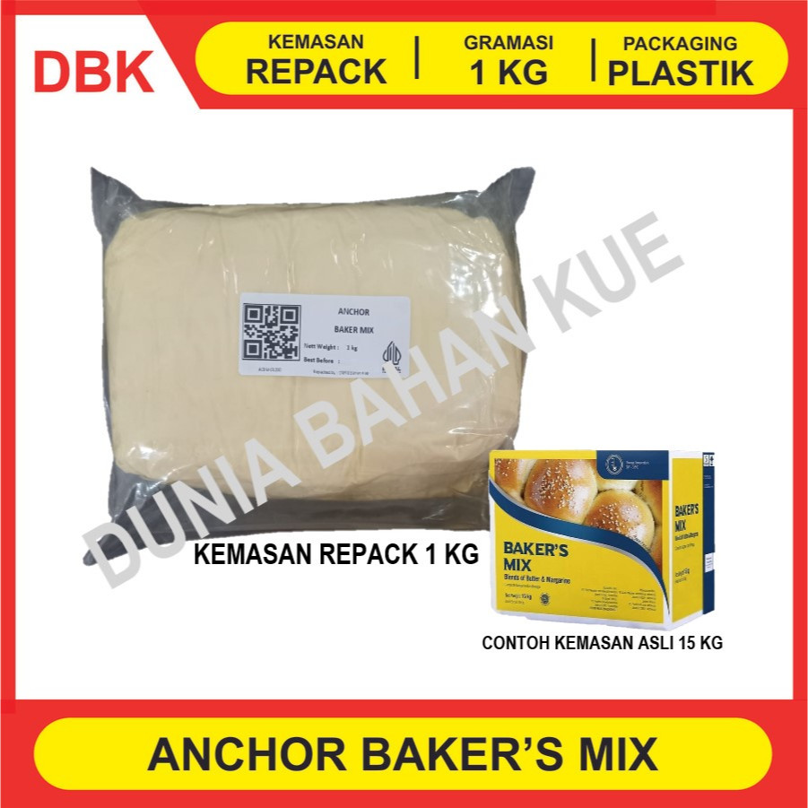 Jual ANCHOR BAKER MIX REPACK 1 KG | Shopee Indonesia