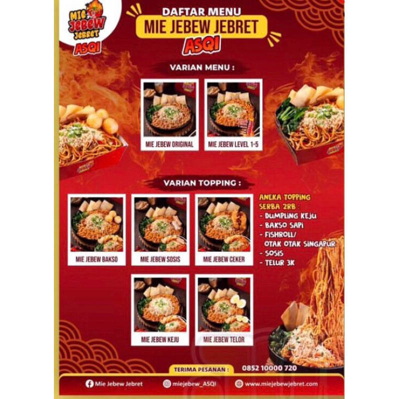 Jual (FREE DESAIN) Cetak Daftar Menu Makanan / Minuman Ukuran A4 FREE ...